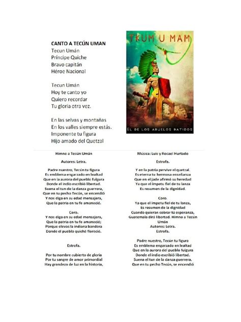 Canto De Tecun Human Pdf