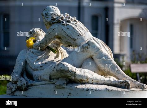 Hastings March 31st 2025 The Statue Of Edith Swan Neck Finding The Body Of Her Husband King
