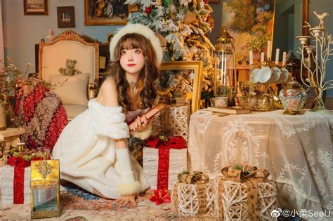 無標題 Merry Christmas Model 小柔SeeU Tiểu on Tumblr