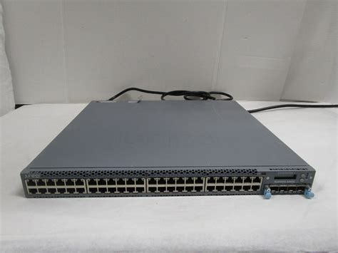 Juniper EX P Port Gigabit W Dual Power Supply Network Switch USED For Sale Knoppix Net