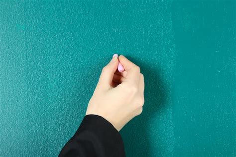 Premium Photo Hand Writing On Blackboard In Class Room