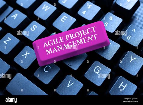 Writing Displaying Text Agile Project Management Business Idea