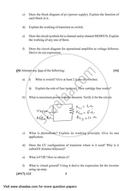 Principles Of Analog Electronics 2015 2016 Bsc Electronic Science Semester 2 Fybsc 2013