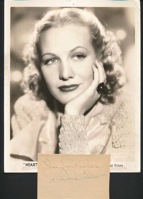 Dickson Gloria Rare Signed Sheet W An Orig 1938 Still Photo