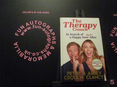 Peter Crouch And Abbey Clancy The Therapy Crouch Authentic Autographed