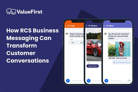 How Rcs Business Messaging Can Transform Customer Conversations Valuefirst