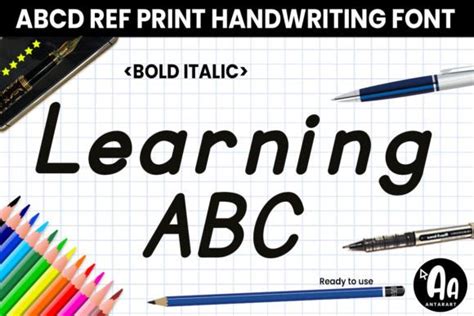 Abcd Ref Dotted Arrows Font By Antarart · Creative Fabrica