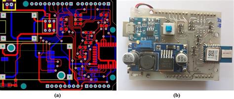 A The Design Pcb B The Final Pcb Download Scientific Diagram