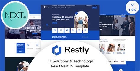 Restly It Solutions And Technology React Next Js Template By Themepure
