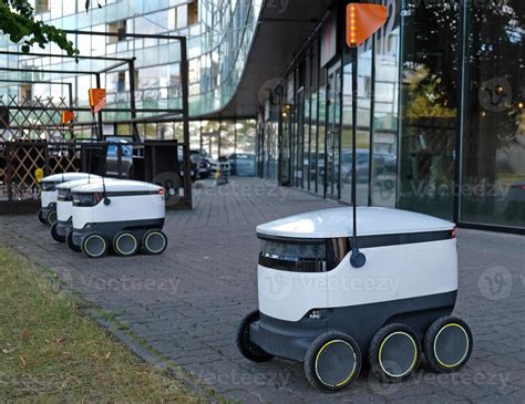 Autonomous Delivery Robot On Tallinn Estonia Estonian Company