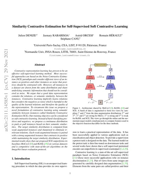 Similarity Contrastive Estimation For Self Supervised Soft Contrastive Learning Deepai