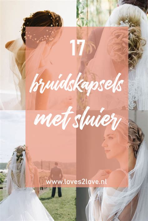 17 X Dromerige Bruidskapsels Met Sluier Loves 2 Love Wedding One Shoulder Wedding Dress