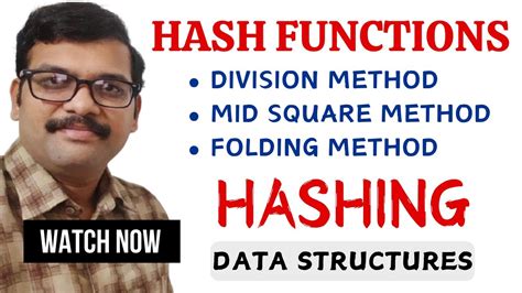Hash Functions In Data Structures Division Method Mid Square