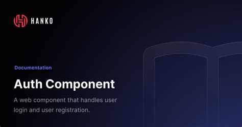 Auth Component Hanko