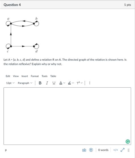 Solved Let A A B C D And Define A Relation R On A The Chegg