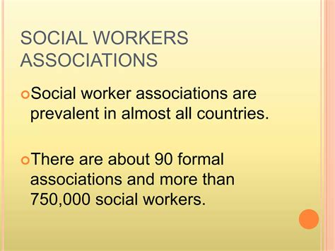 Role Of Social Workers Asociations Pptx