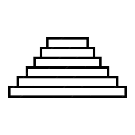 Premium Vector Stairs Icon Vector