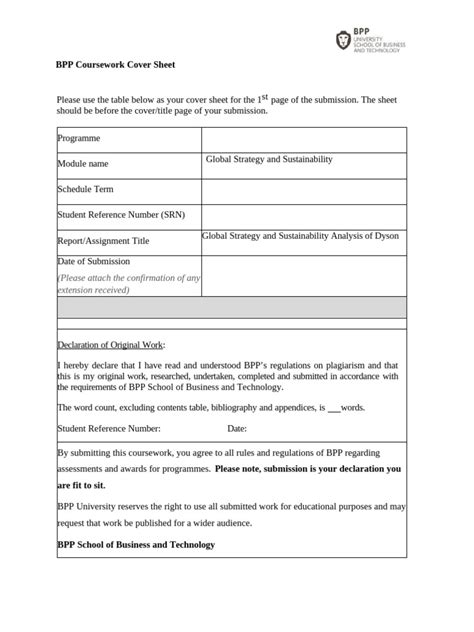 Formattive Assessment Course Work 3 Global Strategy And