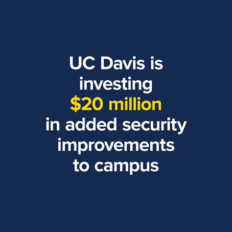 Uc Davis Invests In Additional Security Improvements Finance Operations And Administration