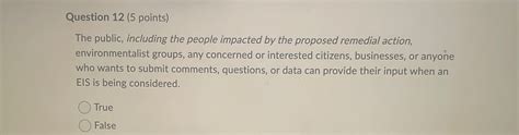 solved question 12 5 ﻿points the public including the