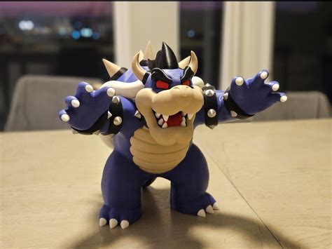 Dark Bowser Vs Dry Bowser Super Mario 3d Land Skeletal Dry Bowser