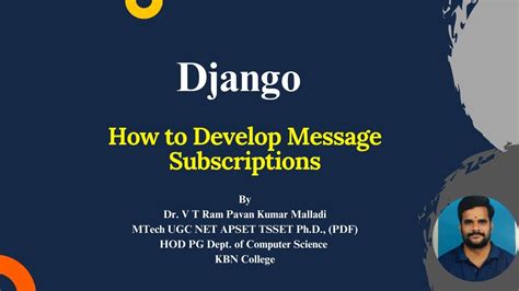 Message Subscriptions In Django Youtube