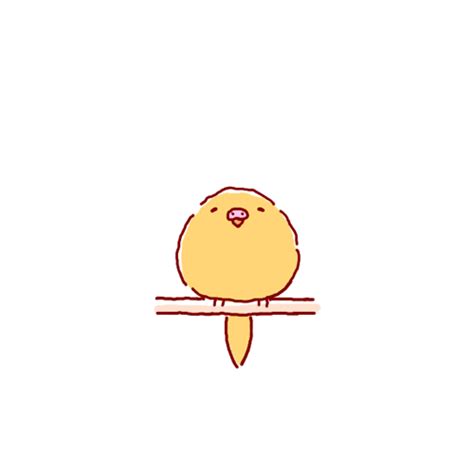 Cute Yellow Bird Notebook Cute Bird  Cute Bird Animation