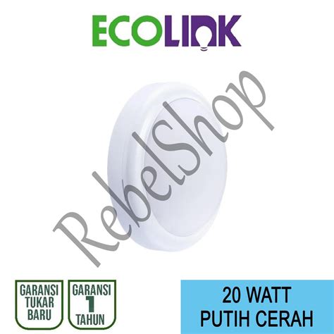 Jual Lampu Led Bulkhead Ecolink Watt Putih K W Watt W Shopee Indonesia