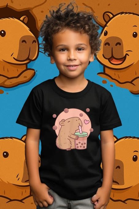 Tricou Copii Capybara Ceai Bule