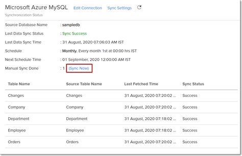 Import From Microsoft Azure Mysql Analytics Plus Cloud