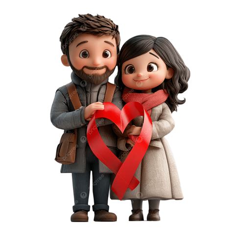 Valentine S Couple Cartoon Png Vector Psd And Clipart With