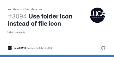 Use Folder Icon Instead Of File Icon Issue Vscode Icons Vscode Icons GitHub