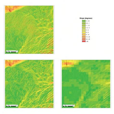 PDF Calculation Of Slope Angle From Bathymetry Data Using GIS Effects Of Computation