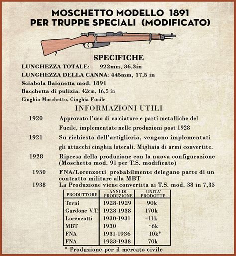 T S Mod 91 Carcano Rifles