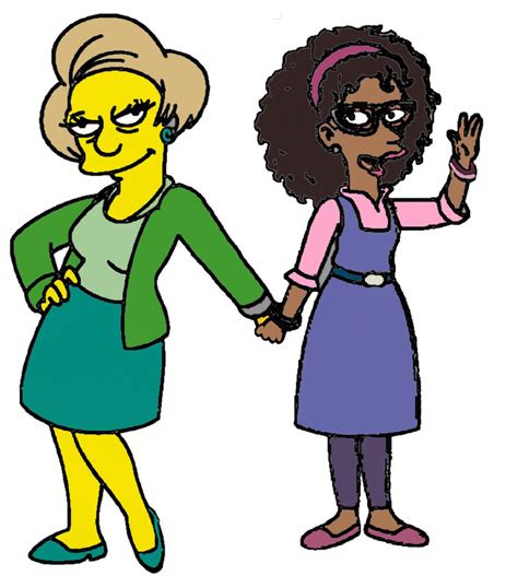Edna Krabappel And Rayshelle Peyton By Victorjvm031701 On Deviantart