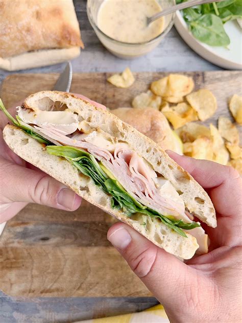 Turkey Apple And Brie Sandwich