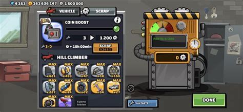 Managed to save up 1.5 million scrap 😁😁 : r/HillClimbRacing