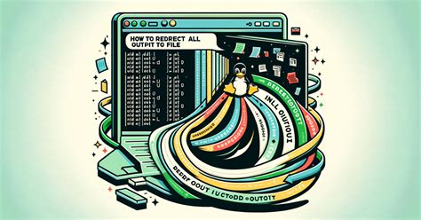 Redirect All Terminal Output To A File In Linux