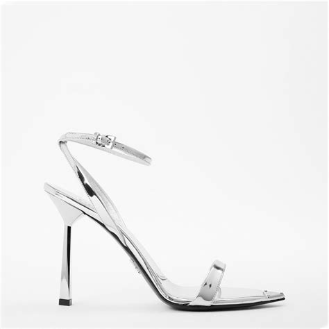 Prada Prada Plaque Heel Ld54 Women Heeled Sandals Flannels