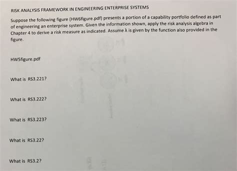 Risk Analysis Framework In Engineering Enterprise