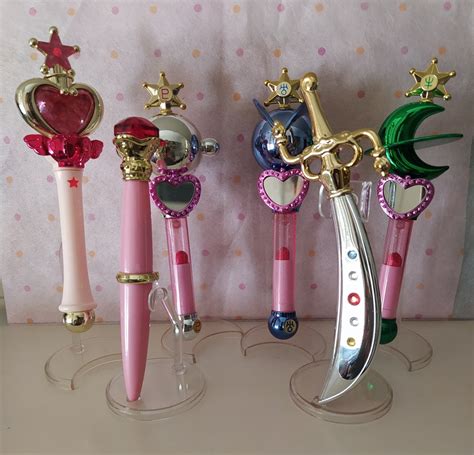 Sailor Moon Stick And Rod Part 3 Gashapon Sailor Neptune Pluto Uranus Lip