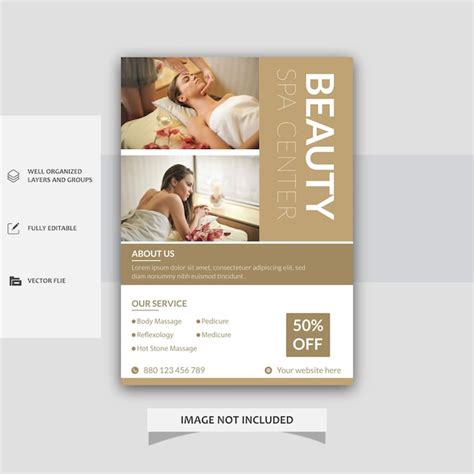 Premium Vector Wellness And Spa Template Design