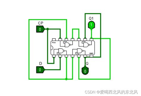 使用与非门构建rs型触发器、d型触发器及维持阻塞d触发器 csdn博客