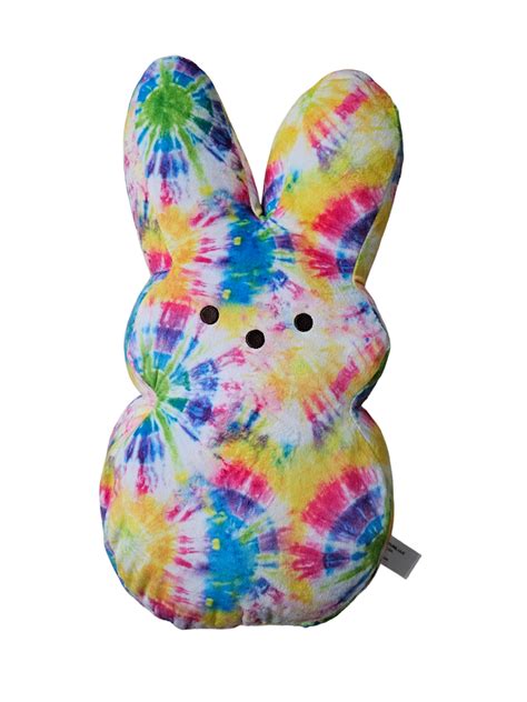 Buy Peeps Plush Bunny 17 Solid Jumbo Plush Easter Collectible Tie Dye Rainbow Online At Lowest