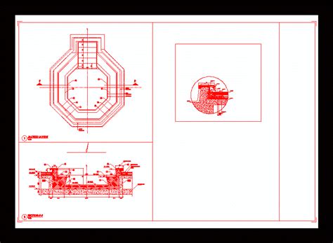 Disposicion Del Jacuzzi En Dwg Librería Cad