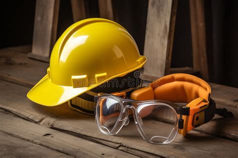 Construction Safety Equipment Ai Generated Stock Illustration