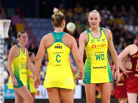 2023 Australian Diamonds Netball World Cup Team Revealed Gold Coast