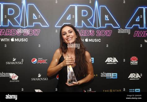 Amy Shark Poses With The Aria Award For Breakthrough Artist At The 31st