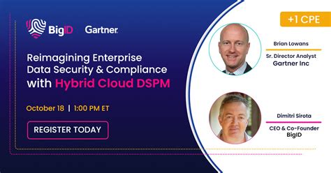 Exclusive Webinar With BigID Featuring Gartner Dives Into The Future Of Enterprise Data Security
