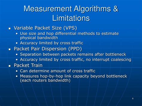 Ppt Available Bandwidth Measurement Powerpoint Presentation Free Download Id 2400615
